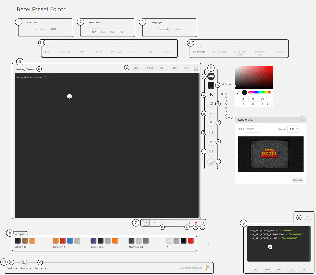 Hgoda90 - Bezel Preset Editor - Tools & Scripts - Libretro Forums