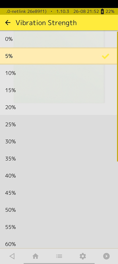 Haptic feedback vibration strength on Android is ignored - Android ... Haptic feedback vibration strength on Android is ignored - Android ...