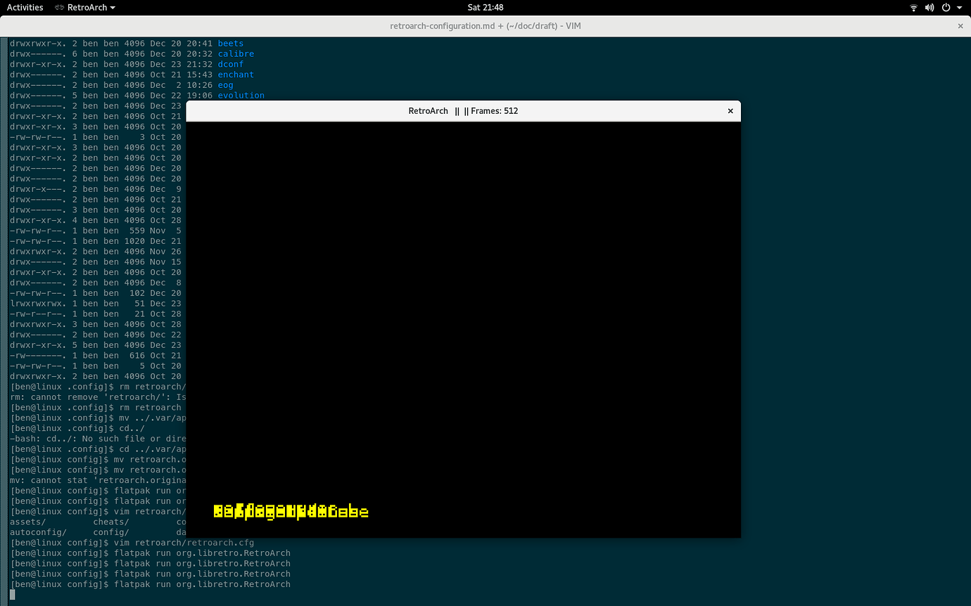 Blackscreen On Quit In Fullscreen Mode Linux Devices Libretro Forums 0662