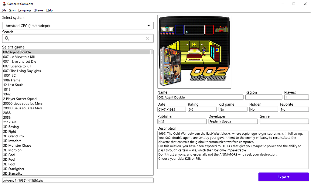 Gamelist.xm to RetroArch playlist converter made in KMP for desktop ...