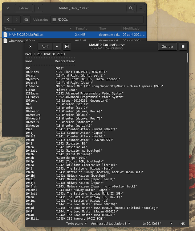 Name list for Arcade roms - Games - Libretro Forums